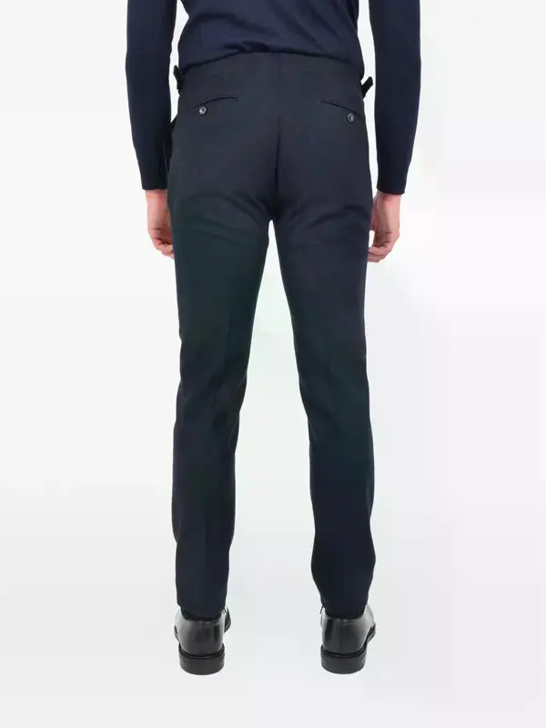 FRANZESE COLLECTION Darted Tailored Trousers - Blue