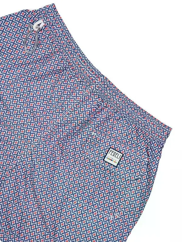 Fedeli Madeira Swim Shorts - Blue