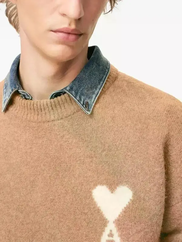 Ami Knitted Sweater - Neutrals