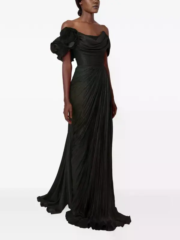 IRIS SERBAN Maxi Dress - Black