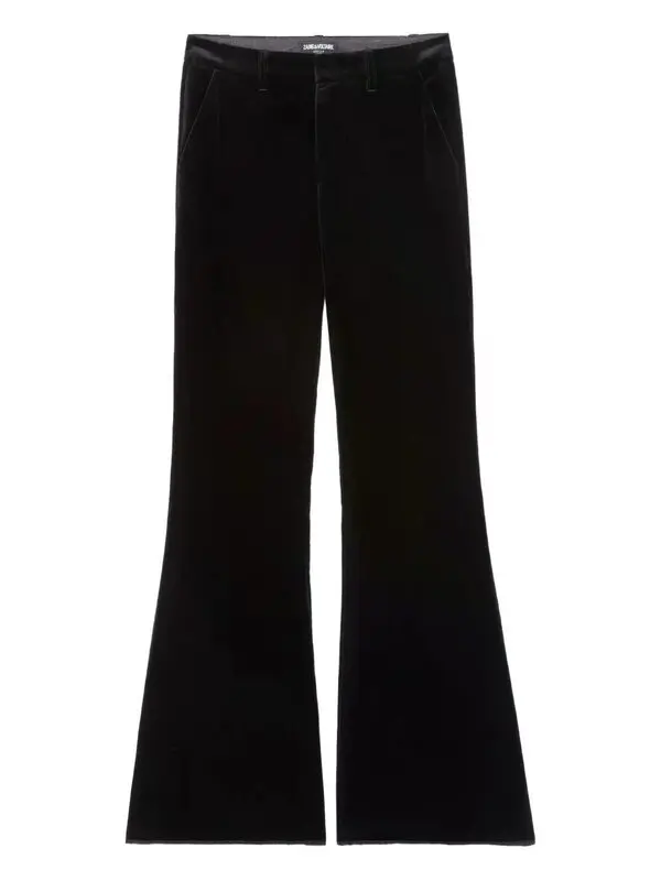 Zadig&Voltaire Velvet Flared Trousers - Black