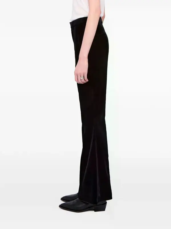 Zadig&Voltaire Velvet Flared Trousers - Black