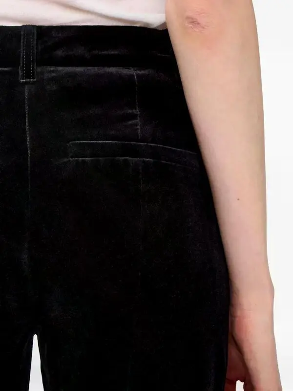Zadig&Voltaire Velvet Flared Trousers - Black