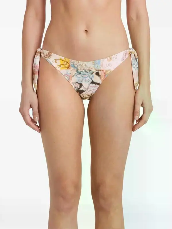 Zimmermann Daylight Tie-side Bikini Bottom - Neutrals