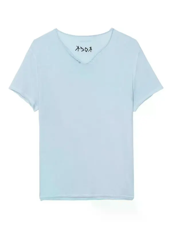 Zadig&Voltaire Monsatir Henley T-shirt - Blue