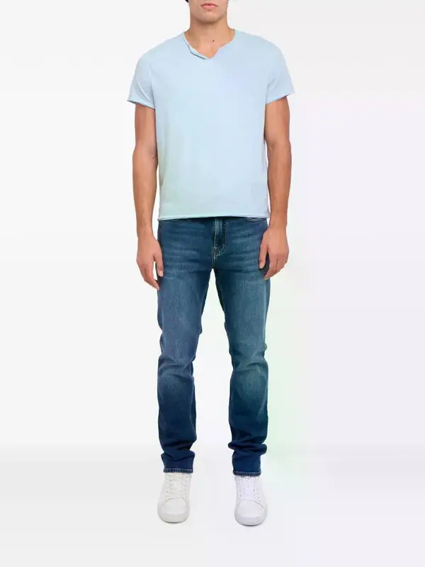 Zadig&Voltaire Monsatir Henley T-shirt - Blue