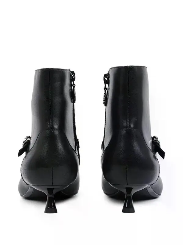 Karl Lagerfeld 40mm Pasha Leather Ankle Boots