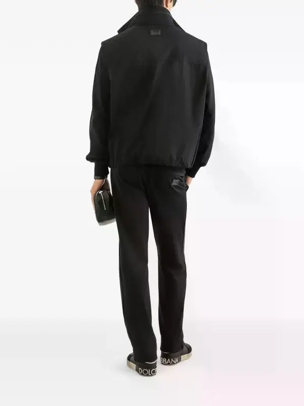 Dolce & Gabbana Drawstring Waistband Track Pants - Black