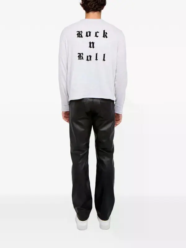 Zadig&Voltaire Monsatir Henley Button-detail T-shirt