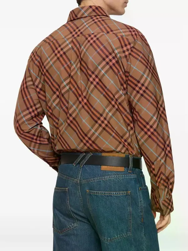 Burberry Relaxed Fit Check Cotton Shirt
