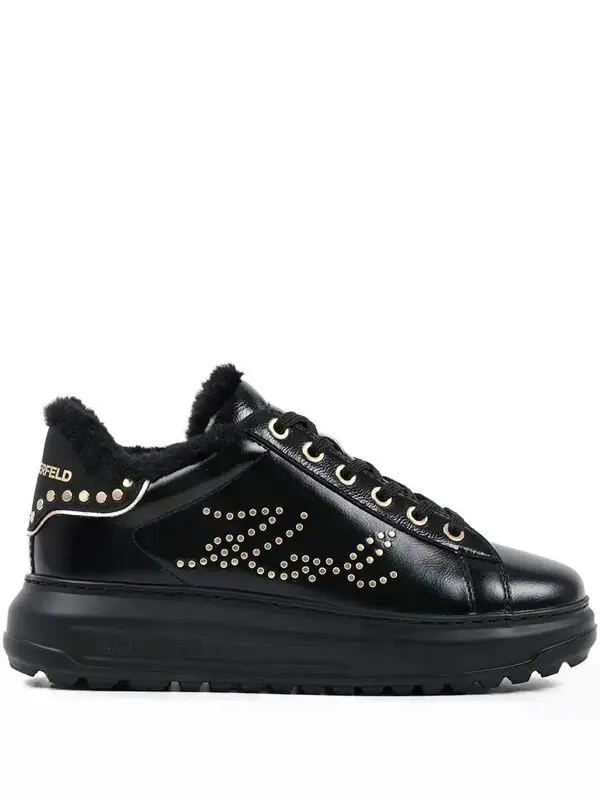 Karl Lagerfeld Kapri Lug Leather Sneakers