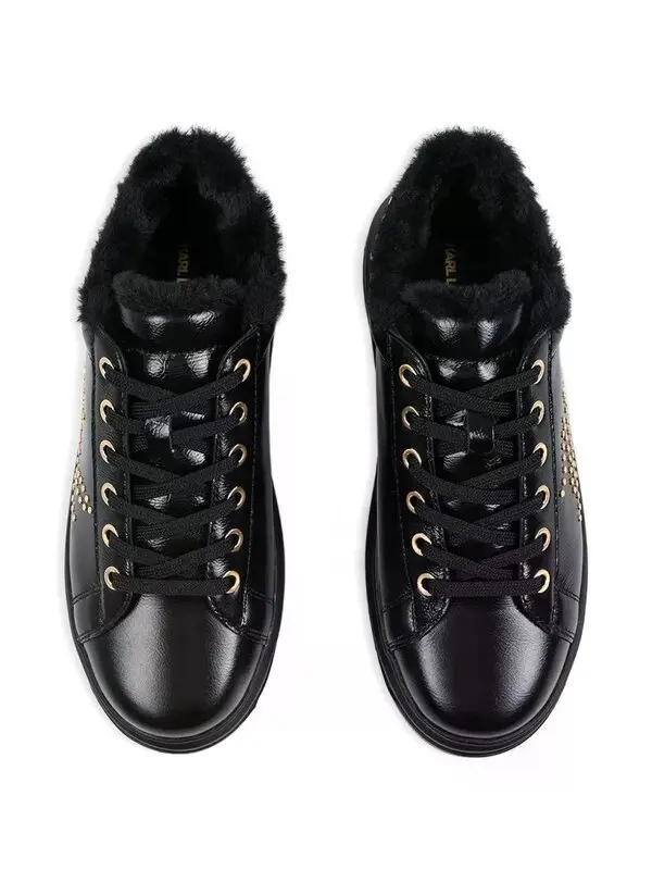 Karl Lagerfeld Kapri Lug Leather Sneakers