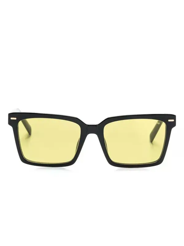 Miu Miu 13zs Square-frame Sunglasses - Black