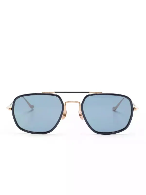 Matsuda Tinted-lenses Pilot-frame Sunglasses - Gold