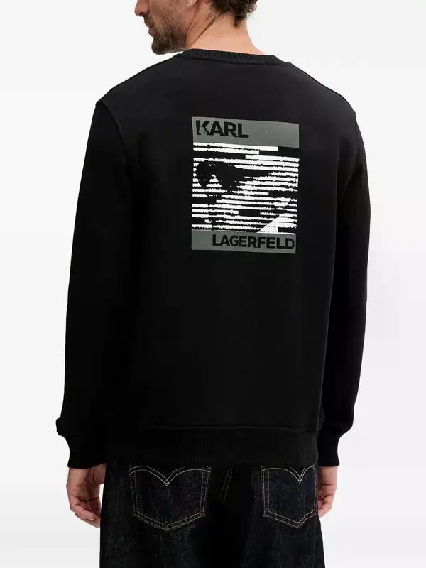 Karl Lagerfeld Logo Graphic Sweatshirt