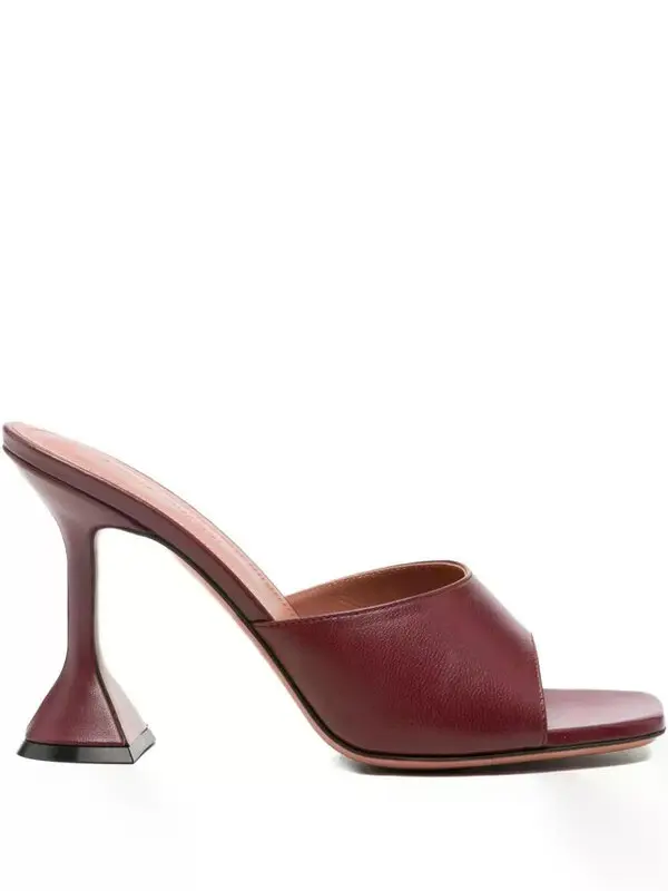 Amina Muaddi 95mm Lupita Square-toe Sandals