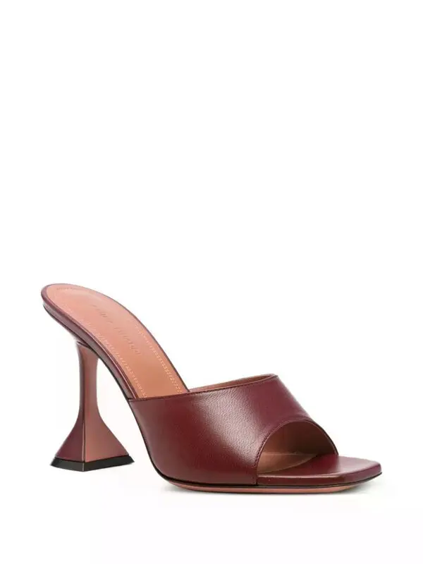 Amina Muaddi 95mm Lupita Square-toe Sandals