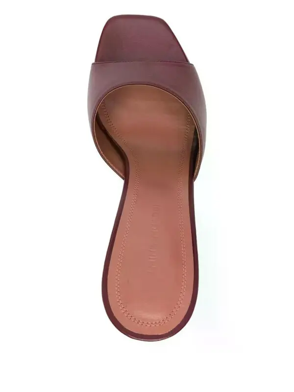 Amina Muaddi 95mm Lupita Square-toe Sandals