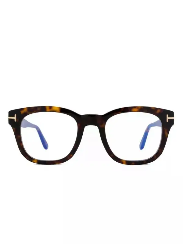 TOM FORD Rectangle-frame Eyeglasses - Brown