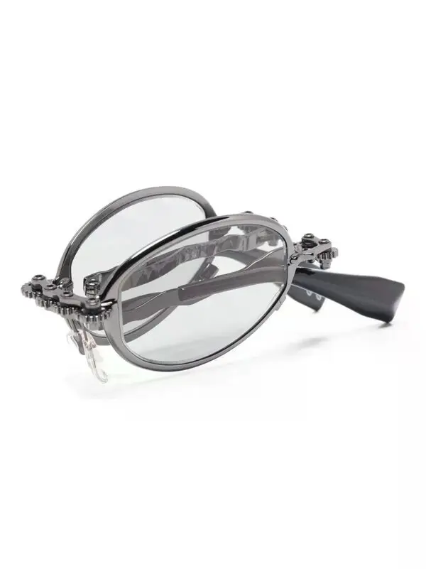 KUBORAUM Oval Frame Glasses