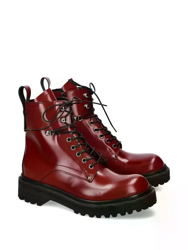 Premiata Lace-up Zip Boots