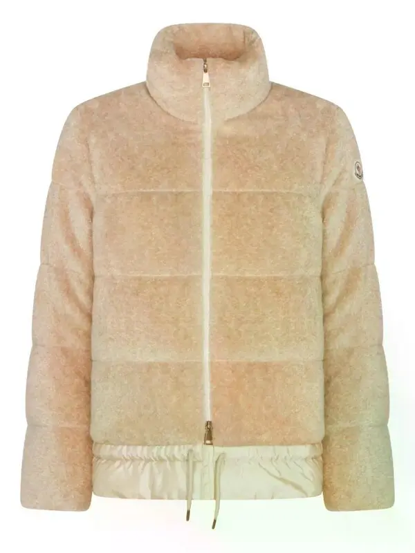 Moncler Padded Zip-fastening Jacket - Neutrals
