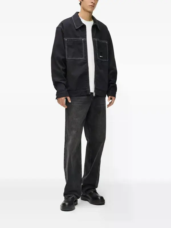 Karl Lagerfeld Contrast-stitch Shirt Jacket