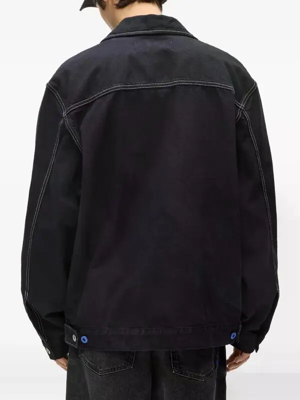 Karl Lagerfeld Contrast-stitch Shirt Jacket