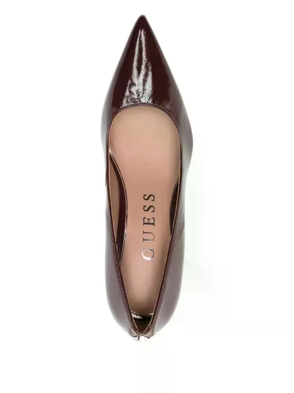 Guess 85mm Prindy Pointed Leather Pumps