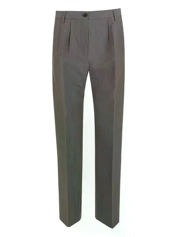 Aspesi Striped Pleated Trousers