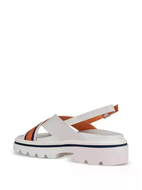 Santoni Criss-cross Strap Sandals