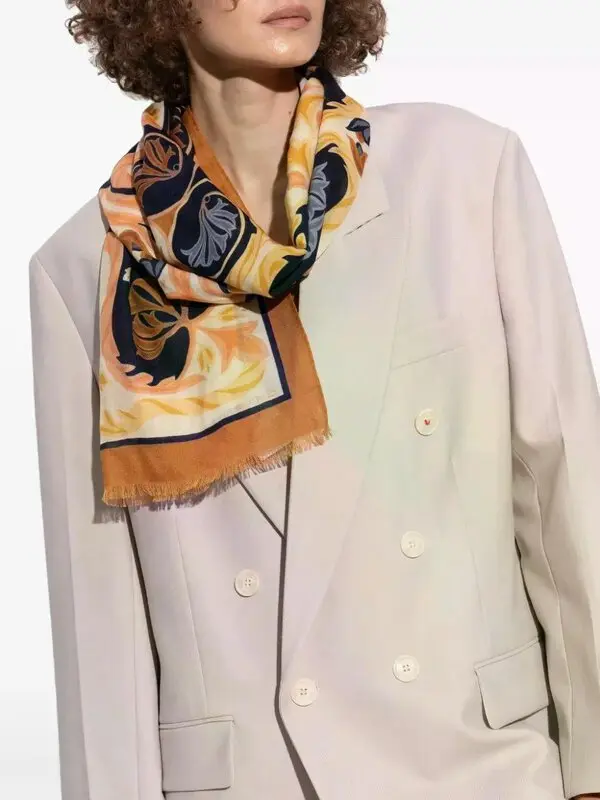 Etro Printed Fringe Scarf