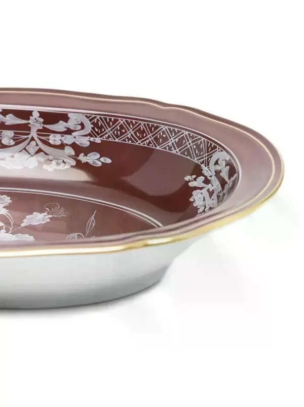 GINORI 1735 Floral-print Oval Bowl