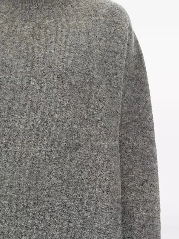 ALYSI Funnel Neck Sweater - Grey