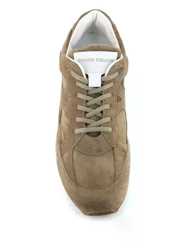 Officine Creative Panelled Low-top Sneakers - Brown