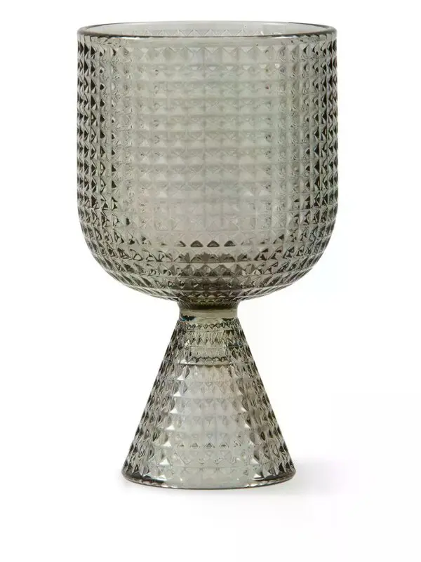 POLSPOTTEN Rooftop Textured Wine Glasses
