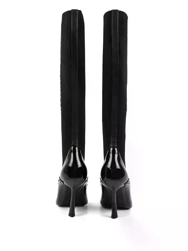 Karl Lagerfeld 100mm Pandara Studded Boots