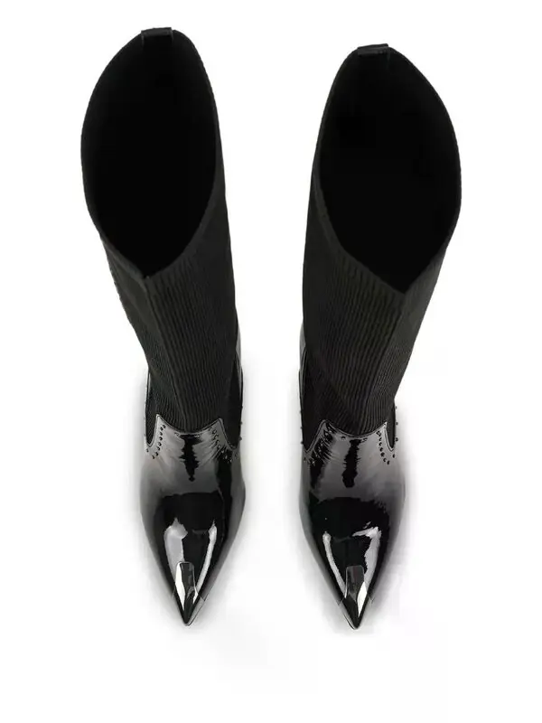 Karl Lagerfeld 100mm Pandara Studded Boots