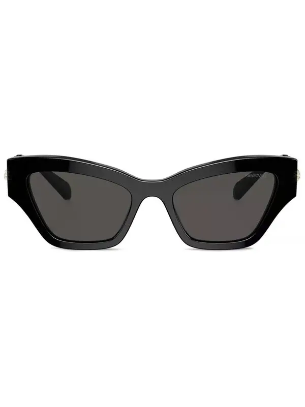 SWAROVSKI Crystal-embellished Cat-eye Sunglasses - Black