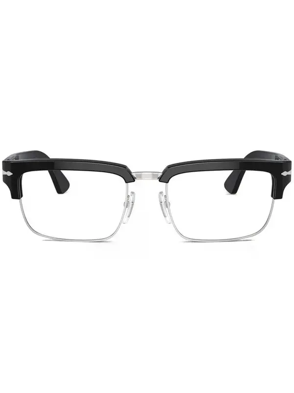 Persol Rectangle Frame Glasses - Black