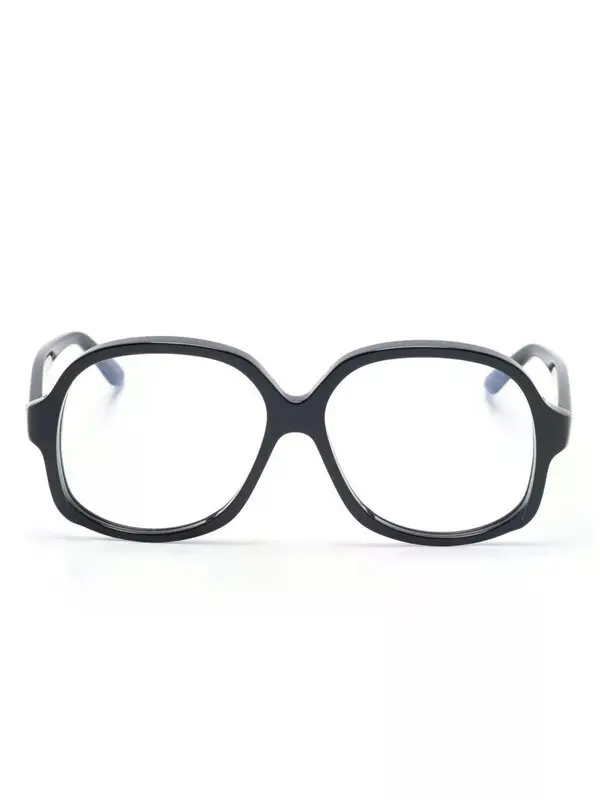 Valentino Garavani Logo-print Glasses - Black