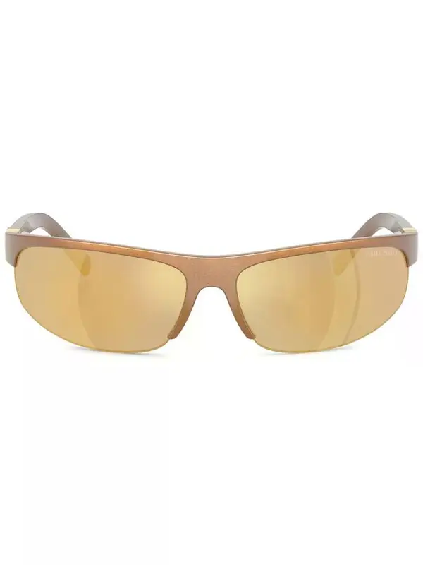 Miu Miu Oversized Sunglasses - Brown