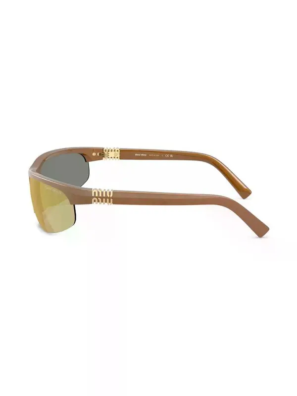 Miu Miu Oversized Sunglasses - Brown