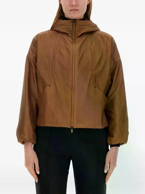 Herno Ripstop Hooded Jacket - Brown