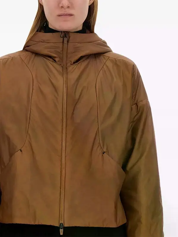 Herno Ripstop Hooded Jacket - Brown