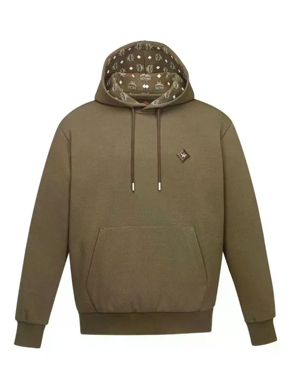 Mcm Logo Patch Ponte Hoodie