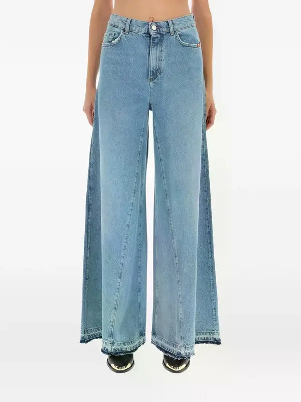 AMISH Frayed Hem Jeans
