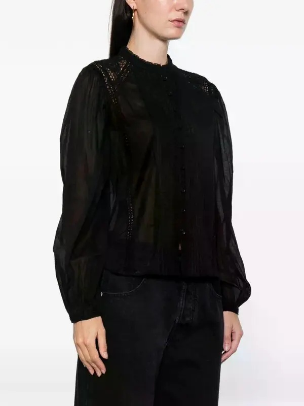 MARANT ETOILE Greicy Lace-panel Top
