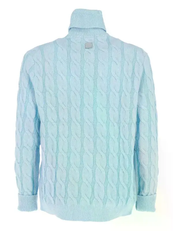 Jacob Cohen Cable-knit Turtleneck Sweater