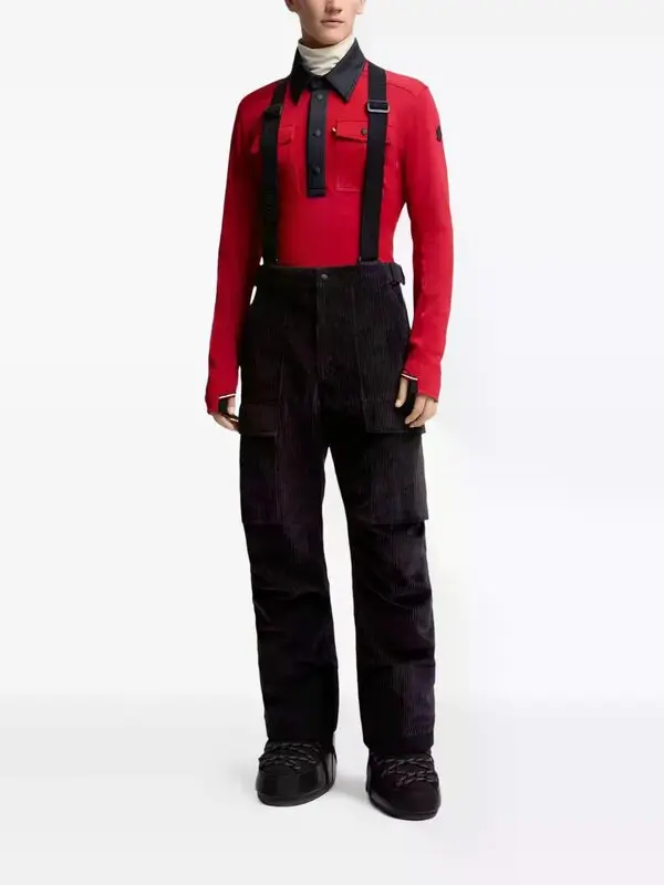 Moncler Corduroy Ski Bottoms - Blue